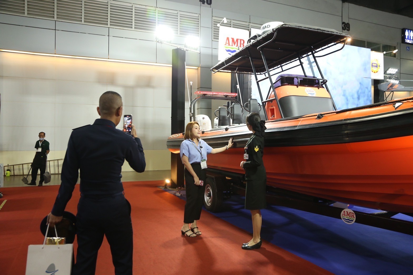 บรรยากาศบูธประชาสัมพันธ์ของ A & Marine (THAI) ในงาน Defense & Security 2023 - MarineThai