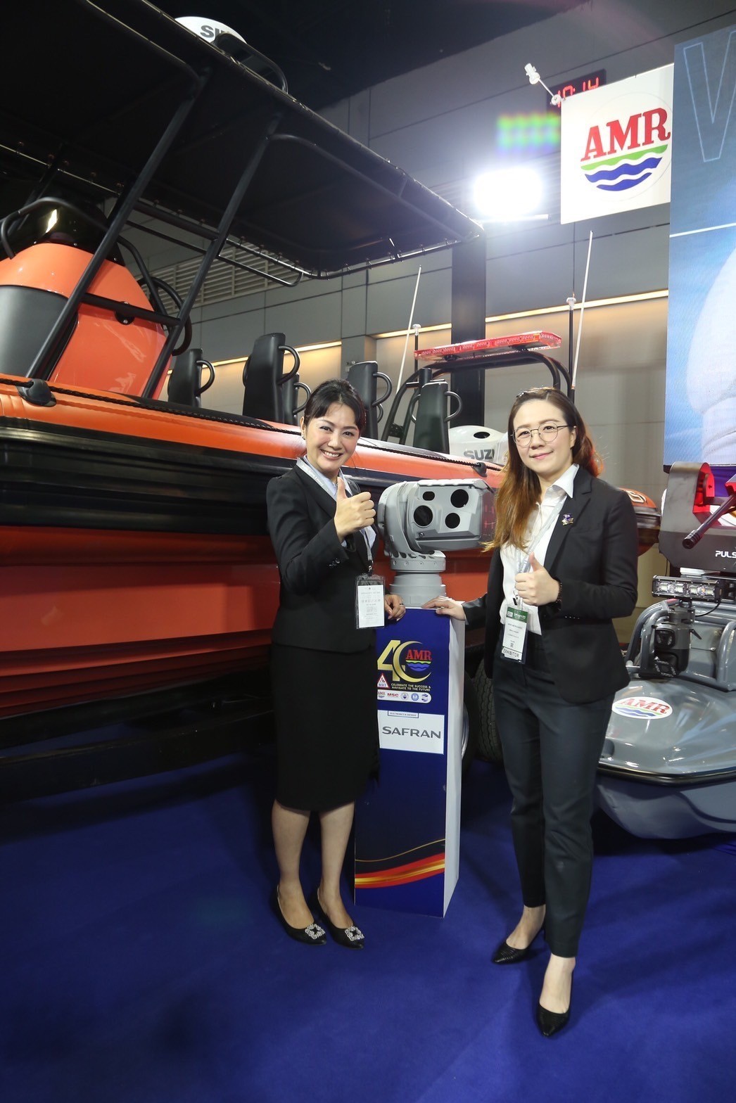 บรรยากาศบูธประชาสัมพันธ์ของ A & Marine (THAI) ในงาน Defense & Security 2023 - MarineThai