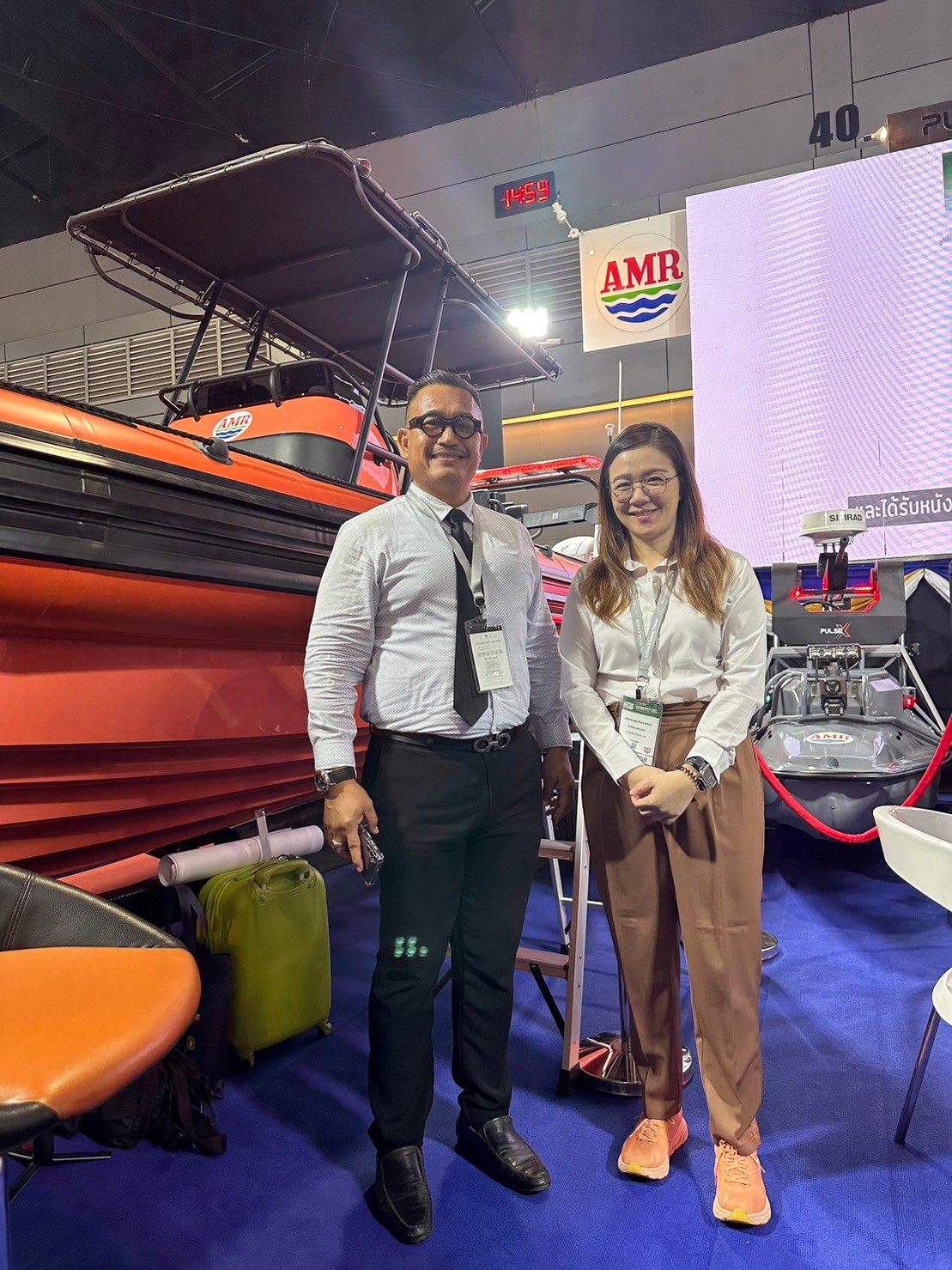 บรรยากาศบูธประชาสัมพันธ์ของ A & Marine (THAI) ในงาน Defense & Security 2023 (Day 4) - MarineThai